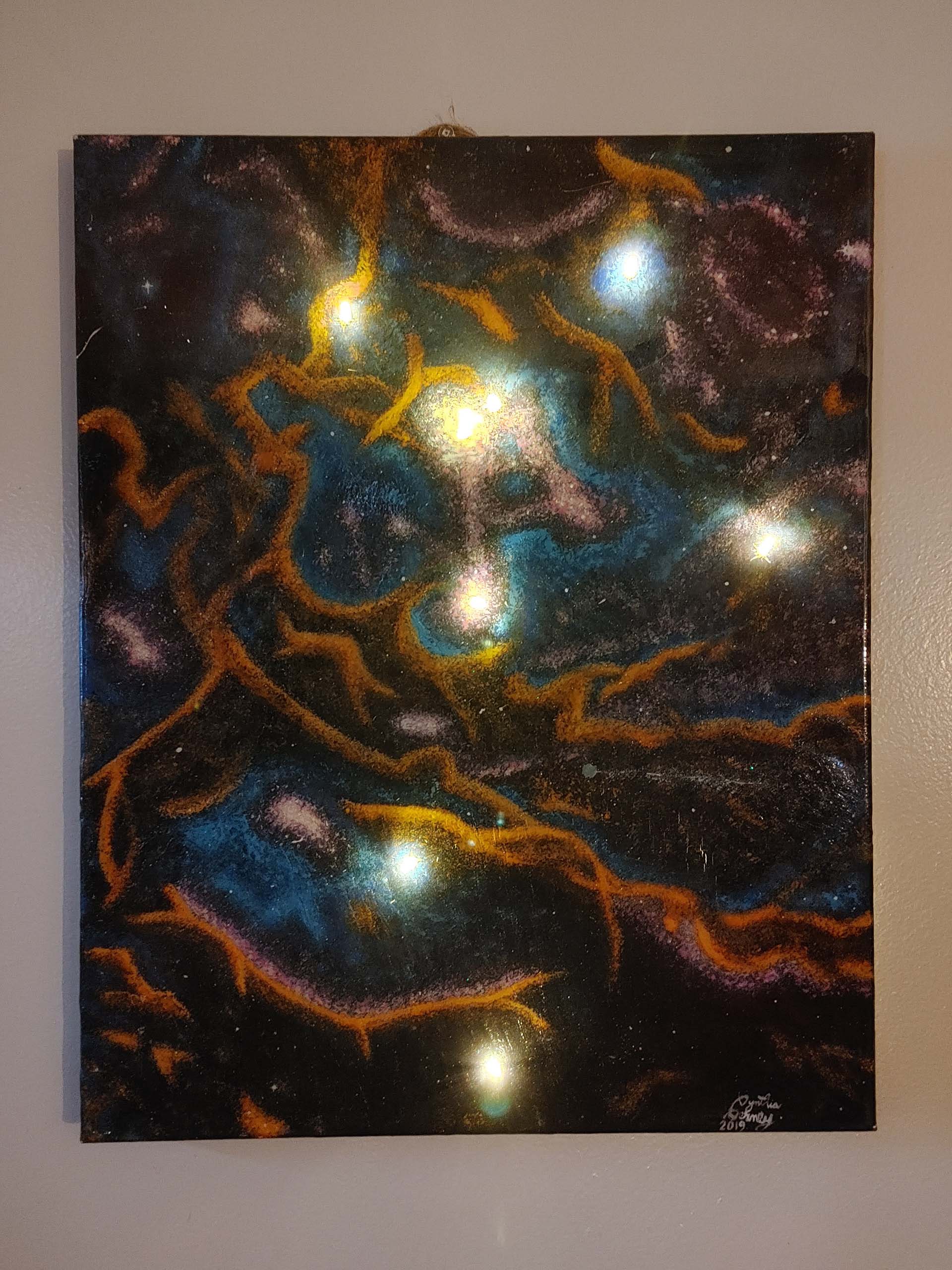 Light Up Your Night! Painting - 20" x 16" — Cynfull Arts