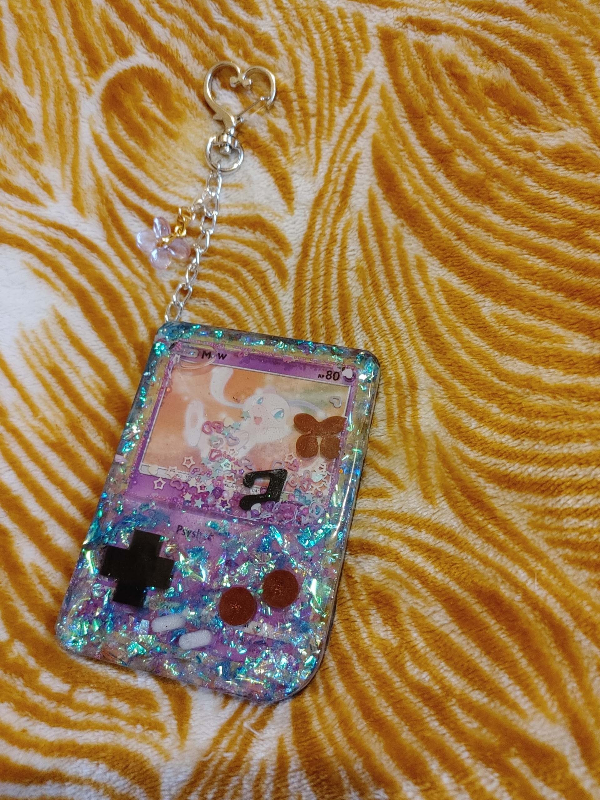 Pokemon 'Mew' Game Controller Shaker Keychain — Cynfull Arts