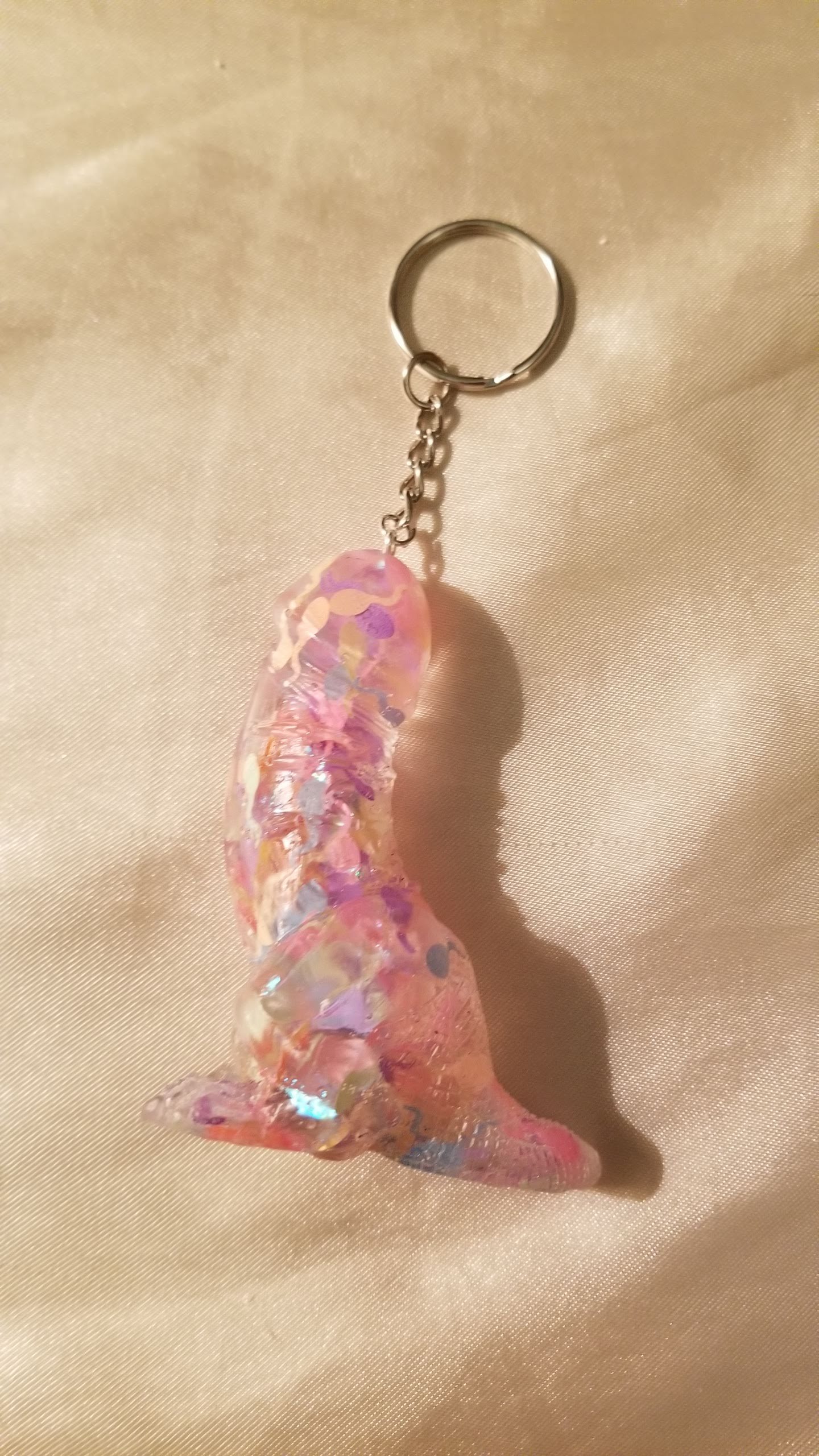 Spermasaurus Rex ‘Dino Dick’ Keychain - Cynfull Arts