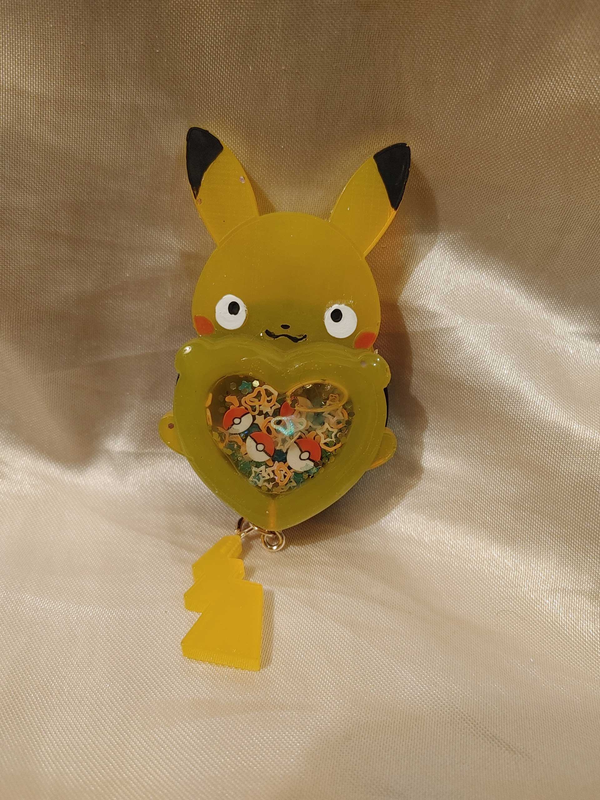 Pikachu’ Inspired Shaker Pop-Out Phone Holder - Cynfull Arts